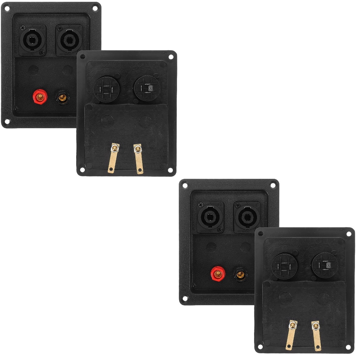 Hemoton 4 pcs Speaker Box Terminal Subwoofer Terminal Speaker Spade ...