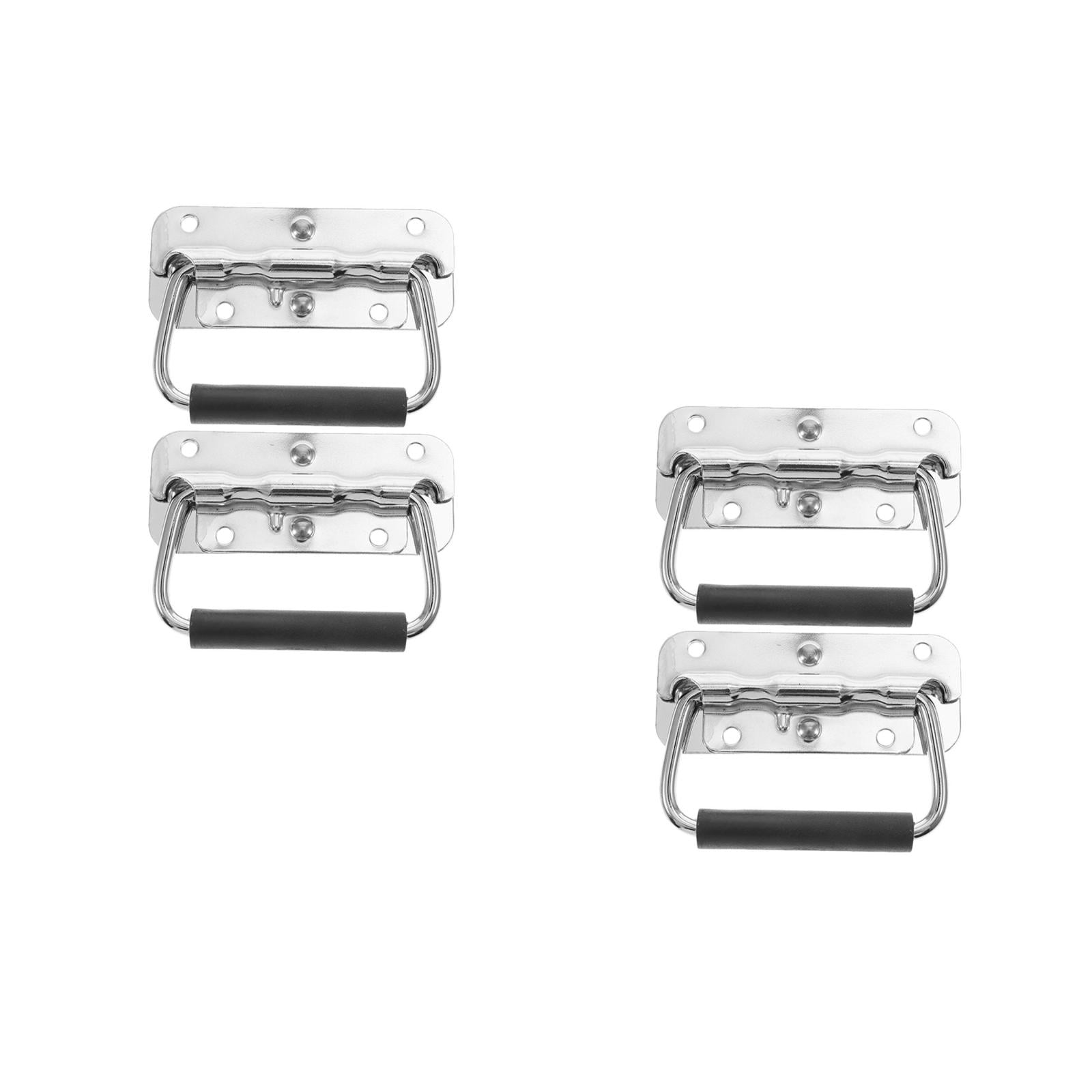 Hemoton 4 pcs Spring-Loaded Folding Handles For Wooden Boxes And Tool ...