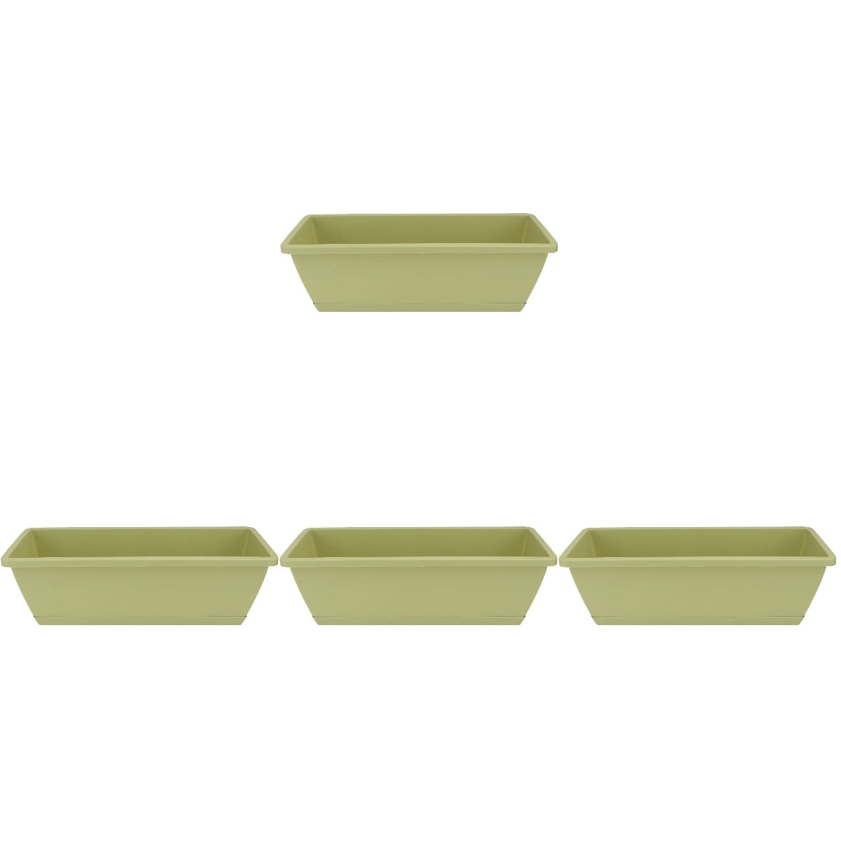 Hemoton 4 pcs Vegetables Flower Planting Basin Rectangular Planting ...