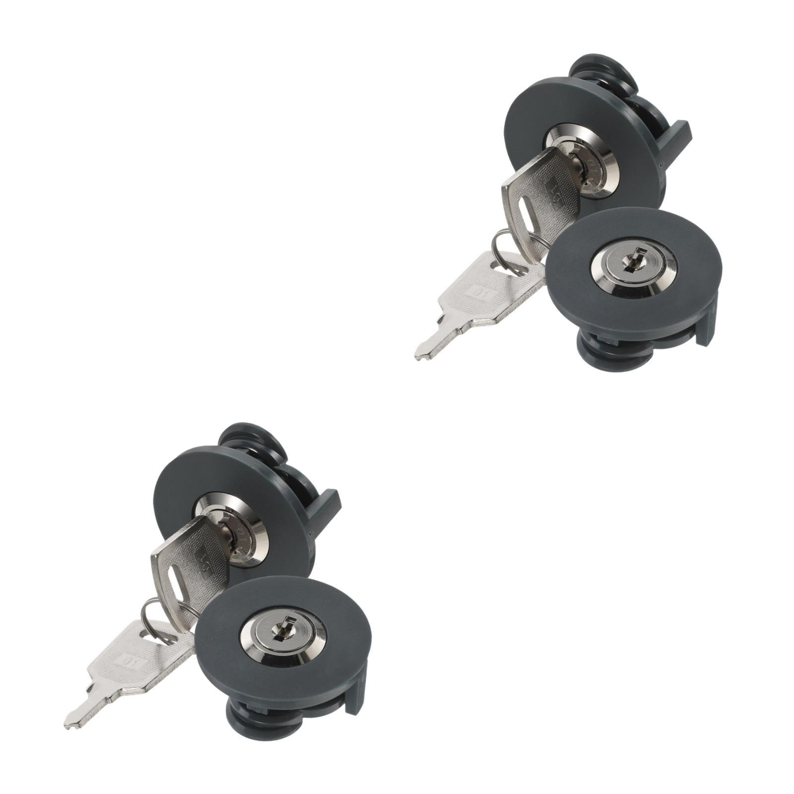 UPGRATOR 4 pcs Zinc Alloy Safety Lock with Keys for Sockets Anti Touch ...