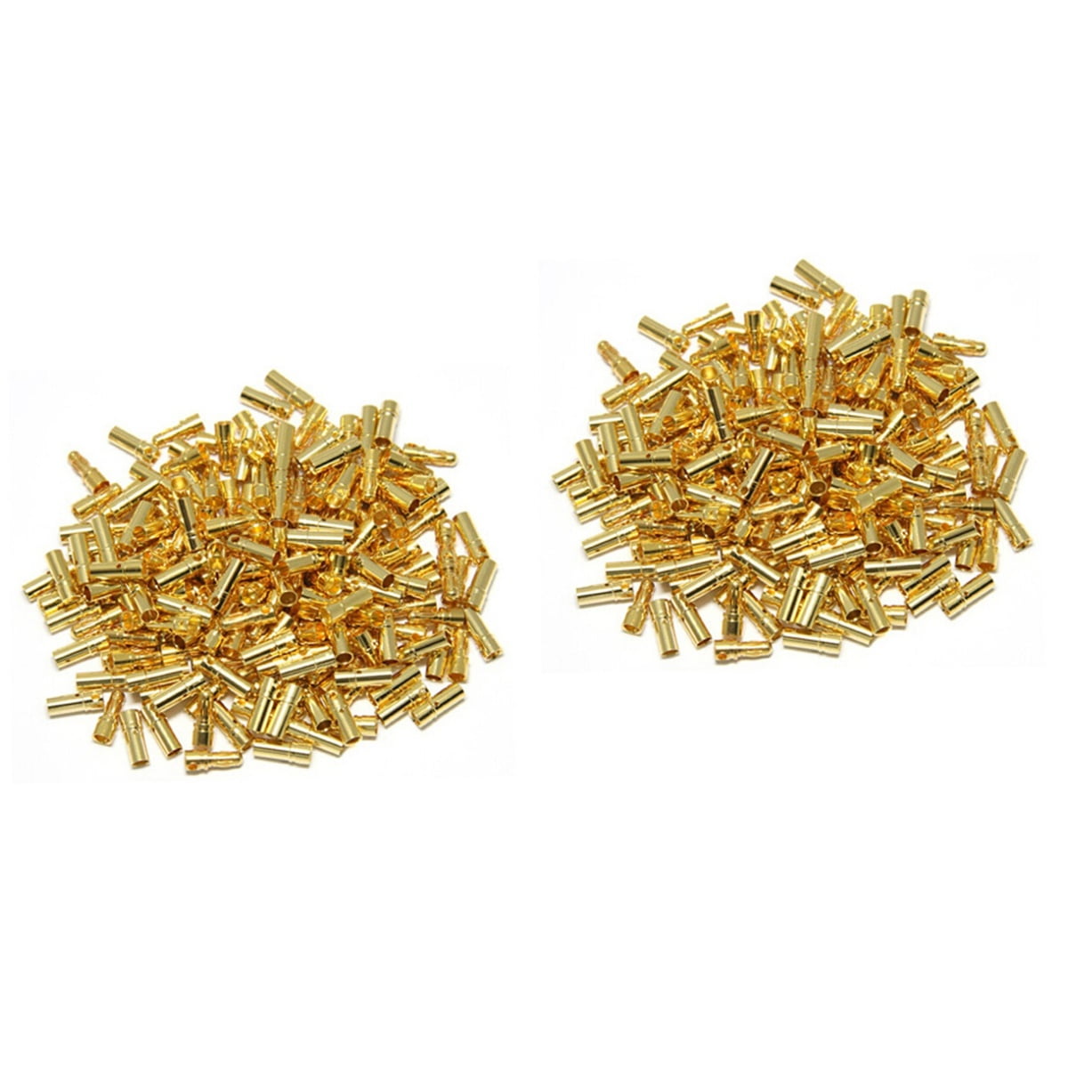 Hemoton 40 Pairs of 3.5mm Gold Plated Banana Connector Plugs Male ...