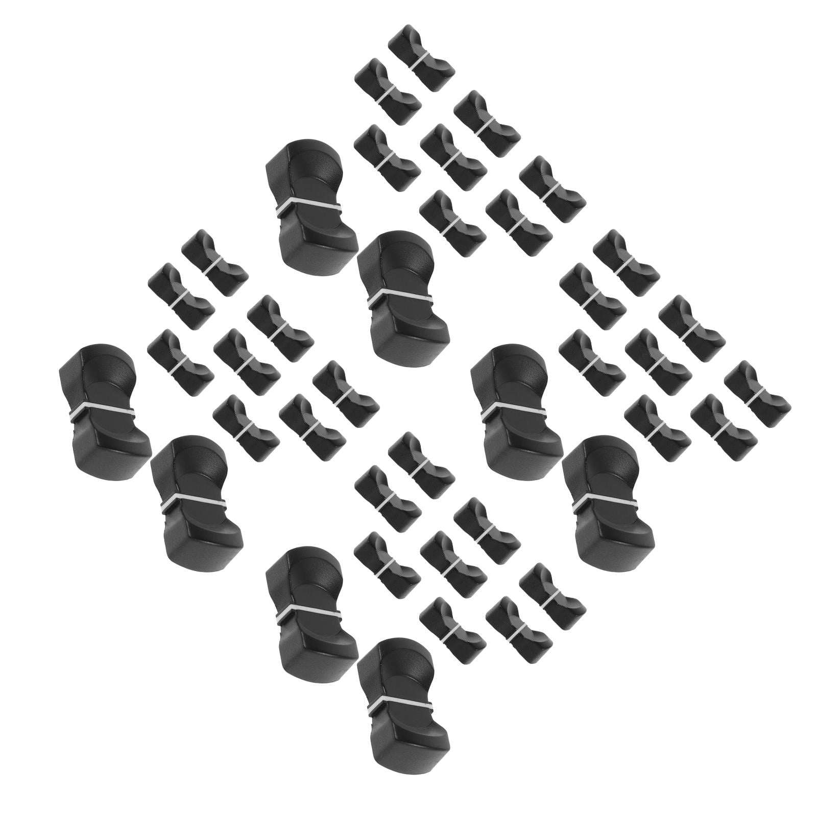 Phenofice Versatile Fader Knobs, White Plastic, Easy Installation for ...