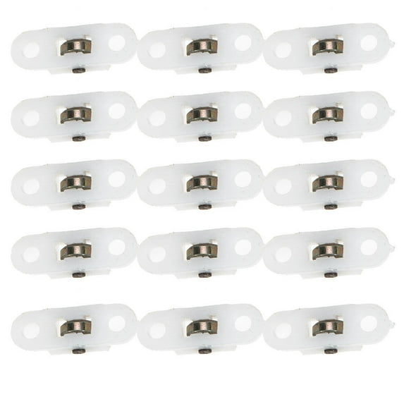 Hemoton 40 Pcs Screen Window Nylon Sliding Roller Wheel Drawer Single ...