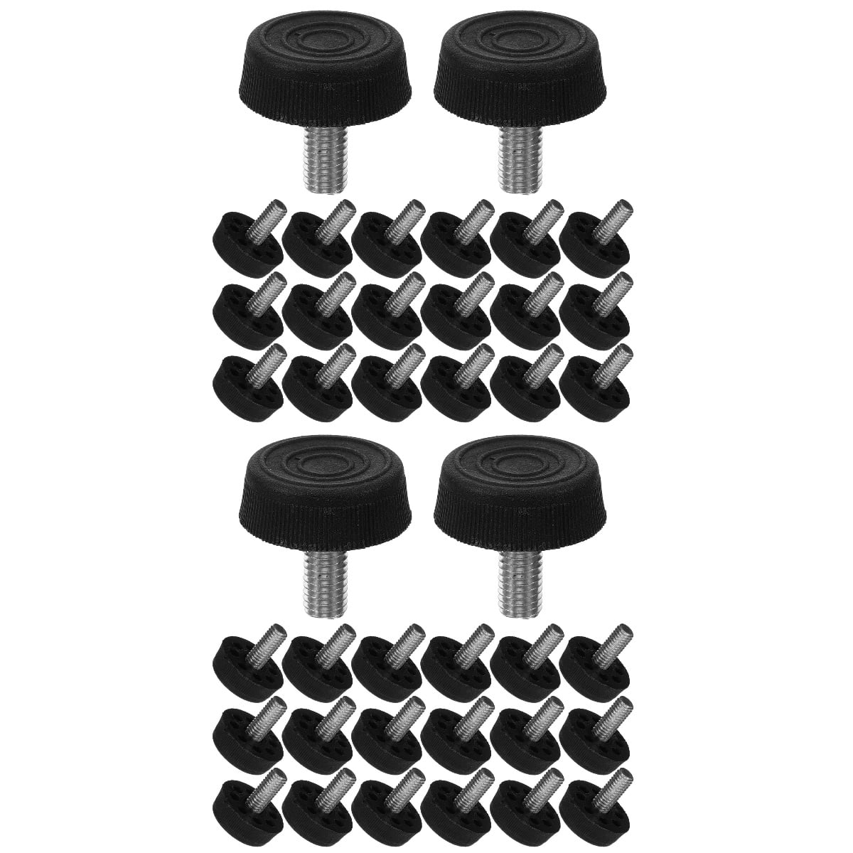 Hemoton 40 Pcs Screw on Furniture Leveling Feet Adjustable Furniture ...