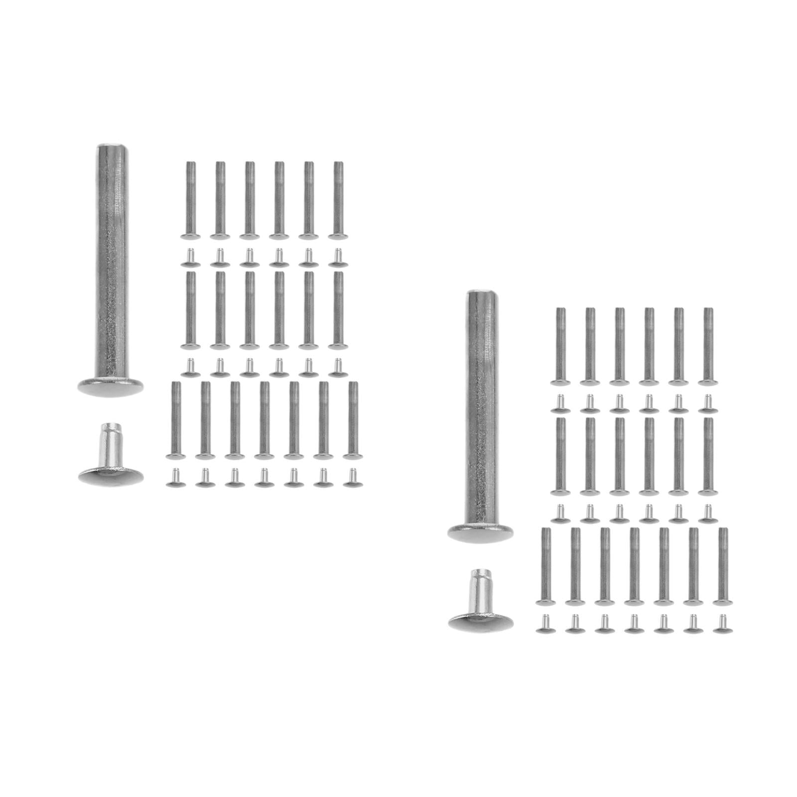 Hemoton 40 Sets Shaft Rivets And Nuts Repair Kit Handheld Fan Solid ...