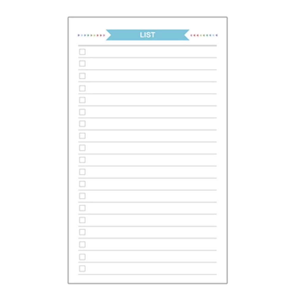 Hemoton 40 Sheets A6 Size 6-Hole Paper Refills For Notebook Planner ...