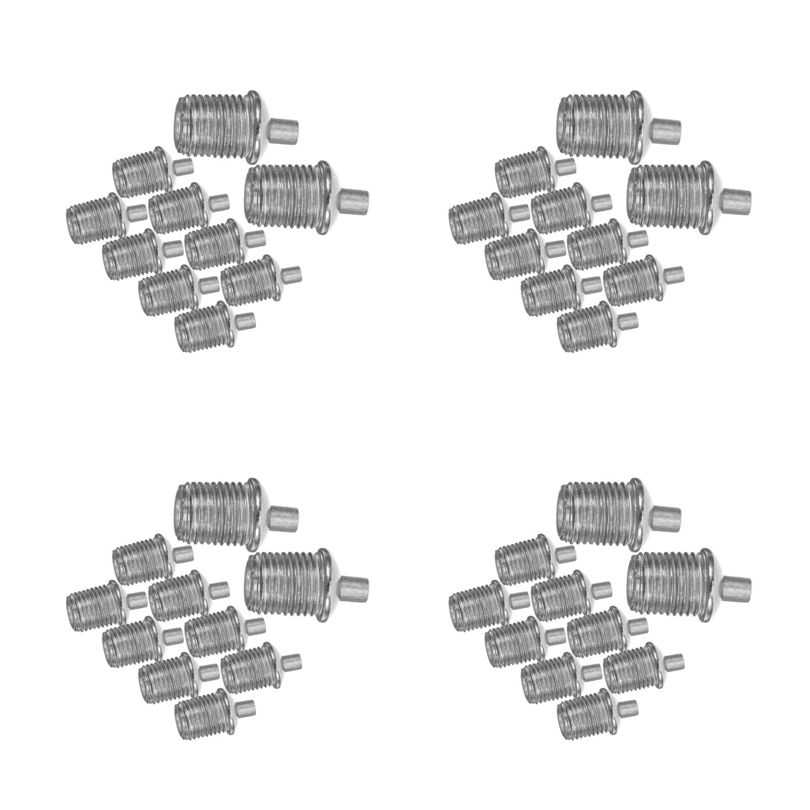 Hemoton 40 pcs Cable Fastener Wire Rope Clamp Rope Clamp Light Fixture ...