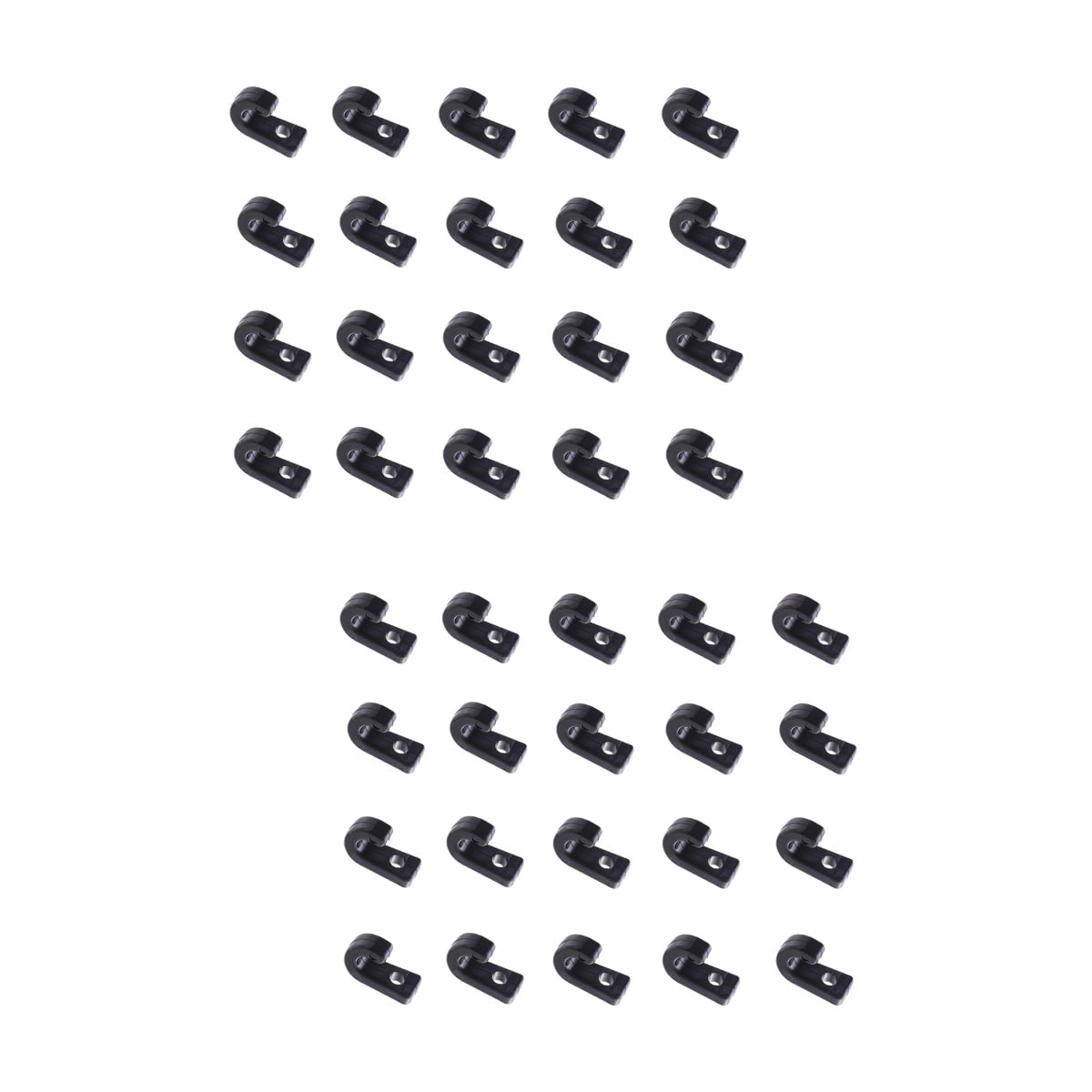 Hemoton 40 pcs Canoe Kayak Buckles Accessories Plastic Fishing Rigging ...