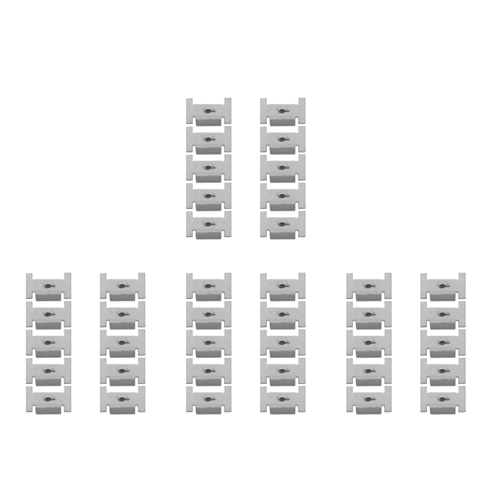 Hemoton 40 pcs Car Panel Clips Automotive Bumper Clips U Clips Bumper ...