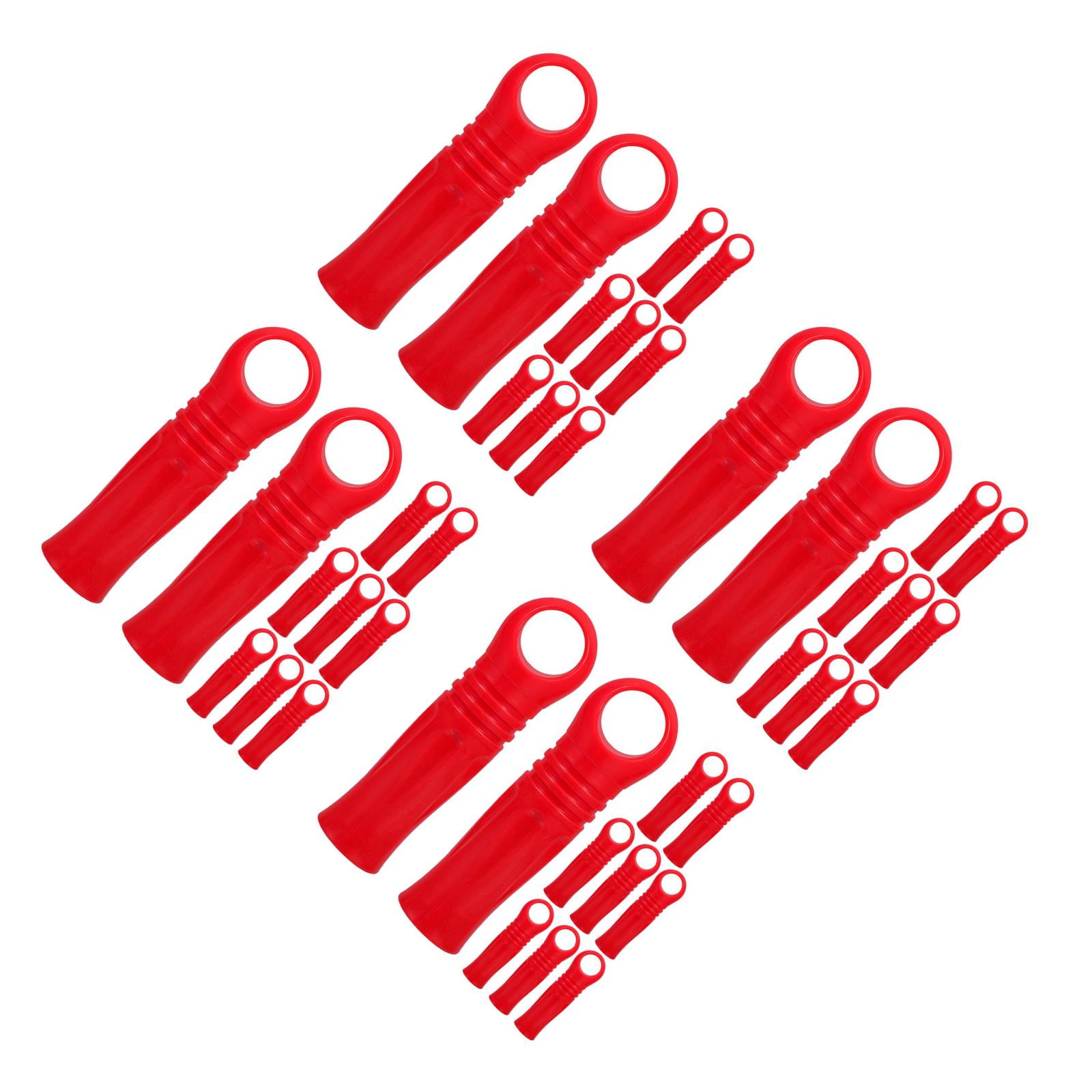 Hemoton 40 pcs Dustpan Broom End Cap Plastic Sweeping Broom Handle Grip ...