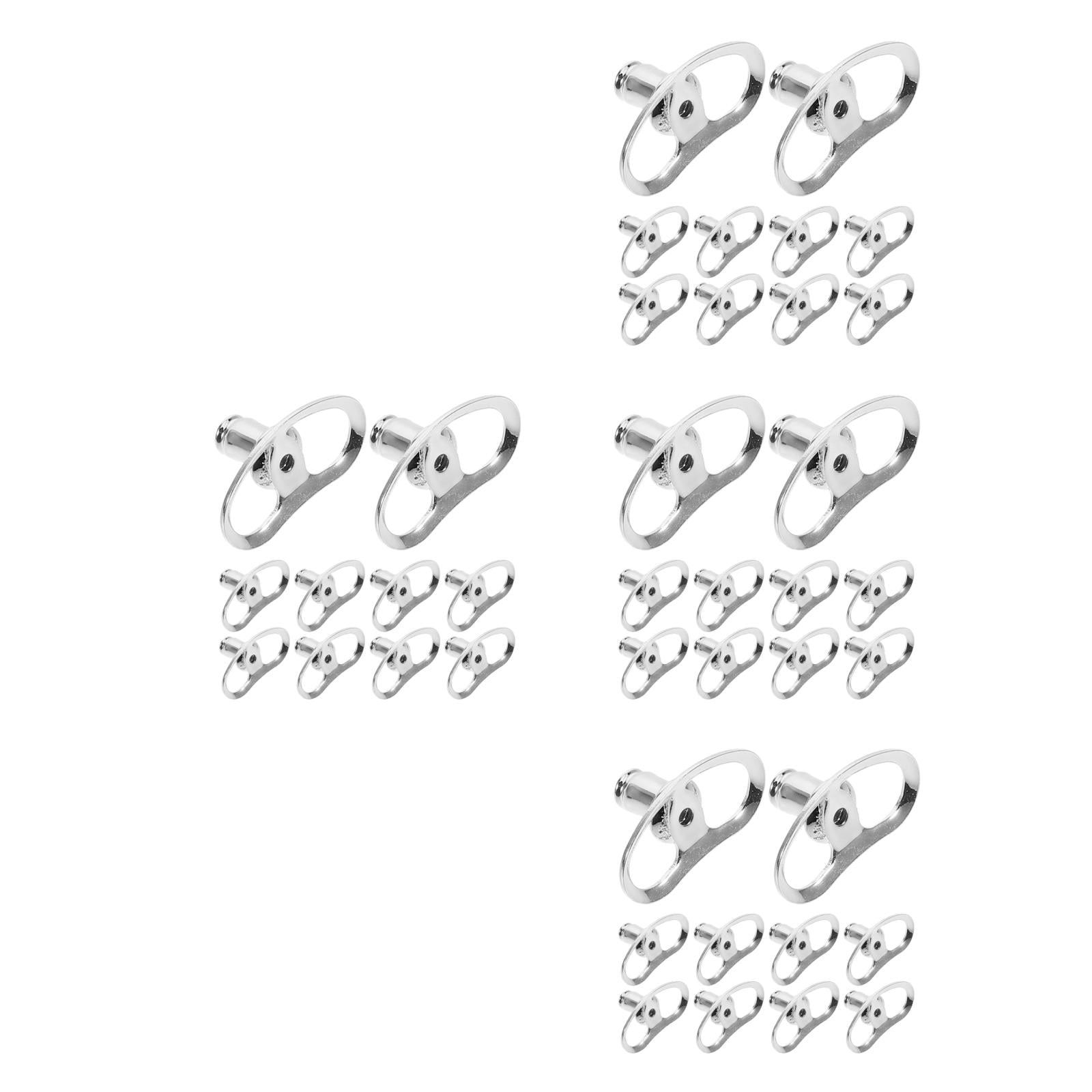 Hemoton 40 pcs Earring Backs to Prevent Drooping Heavy Earring Support ...