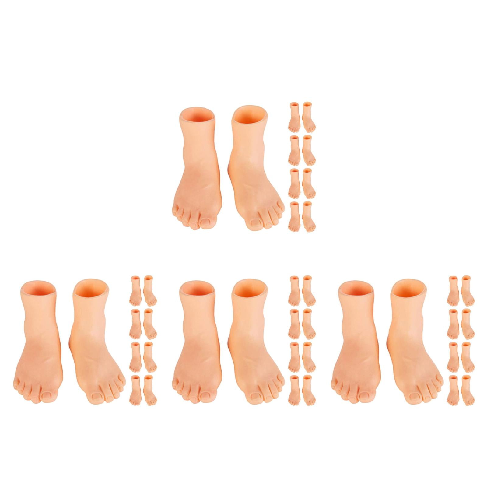 Hemoton 40 pcs Left Right Finger Feet Puppet Toys Tiny Feet Finger ...