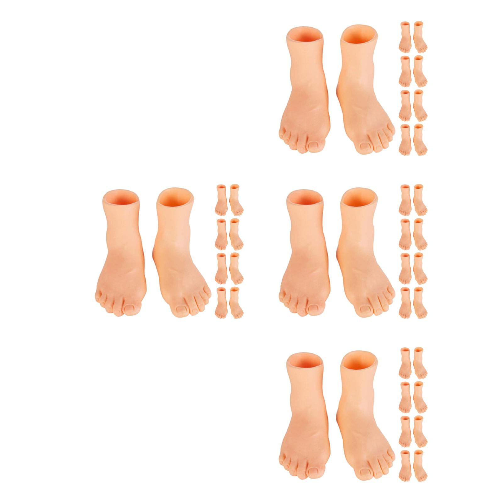 Hemoton 40 pcs Left Right Finger Feet Puppet Toys Tiny Feet Finger ...