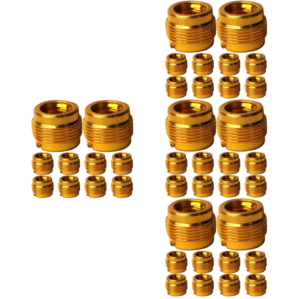 Hemoton 40 pcs Microphone Stand Adapter Thread Adapters 3/8 Female to 5 ...