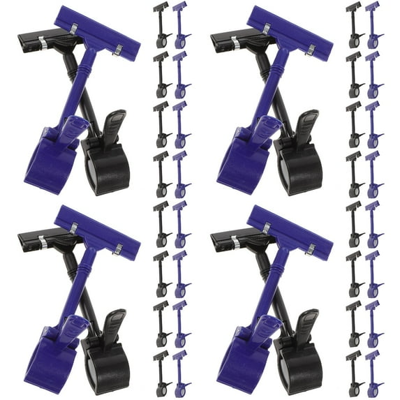 Hemoton 40 pcs Sign Holders Plastic Sign Holder Signage Stand Display ...