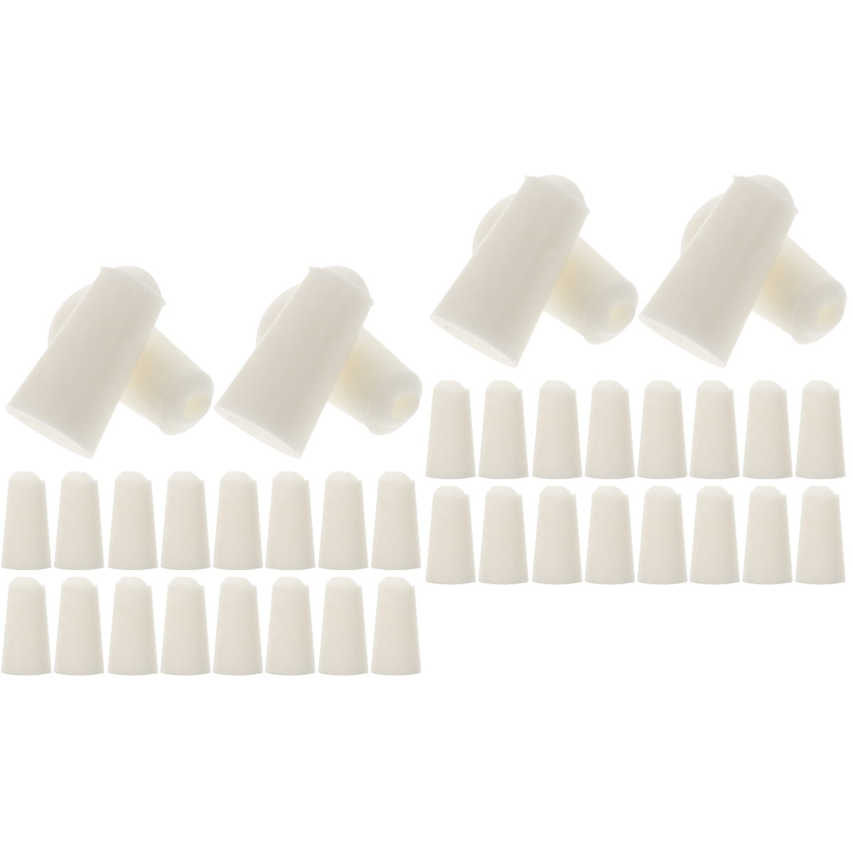 Hemoton 40 pcs Silicone Stopper Plug Sealing Stopper for Laboratory ...