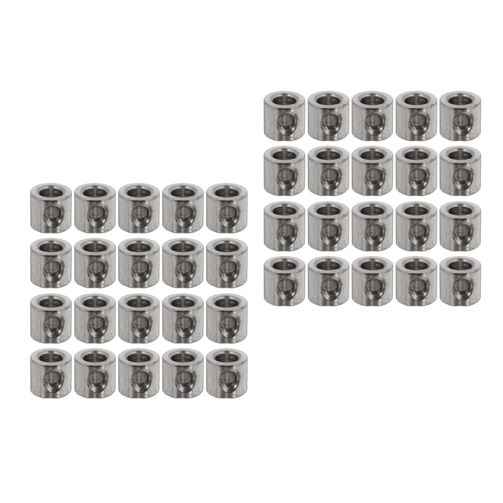 Hemoton 40 pcs Steel Wire Clamps for Heavy Duty Cable Fastening, Wire ...