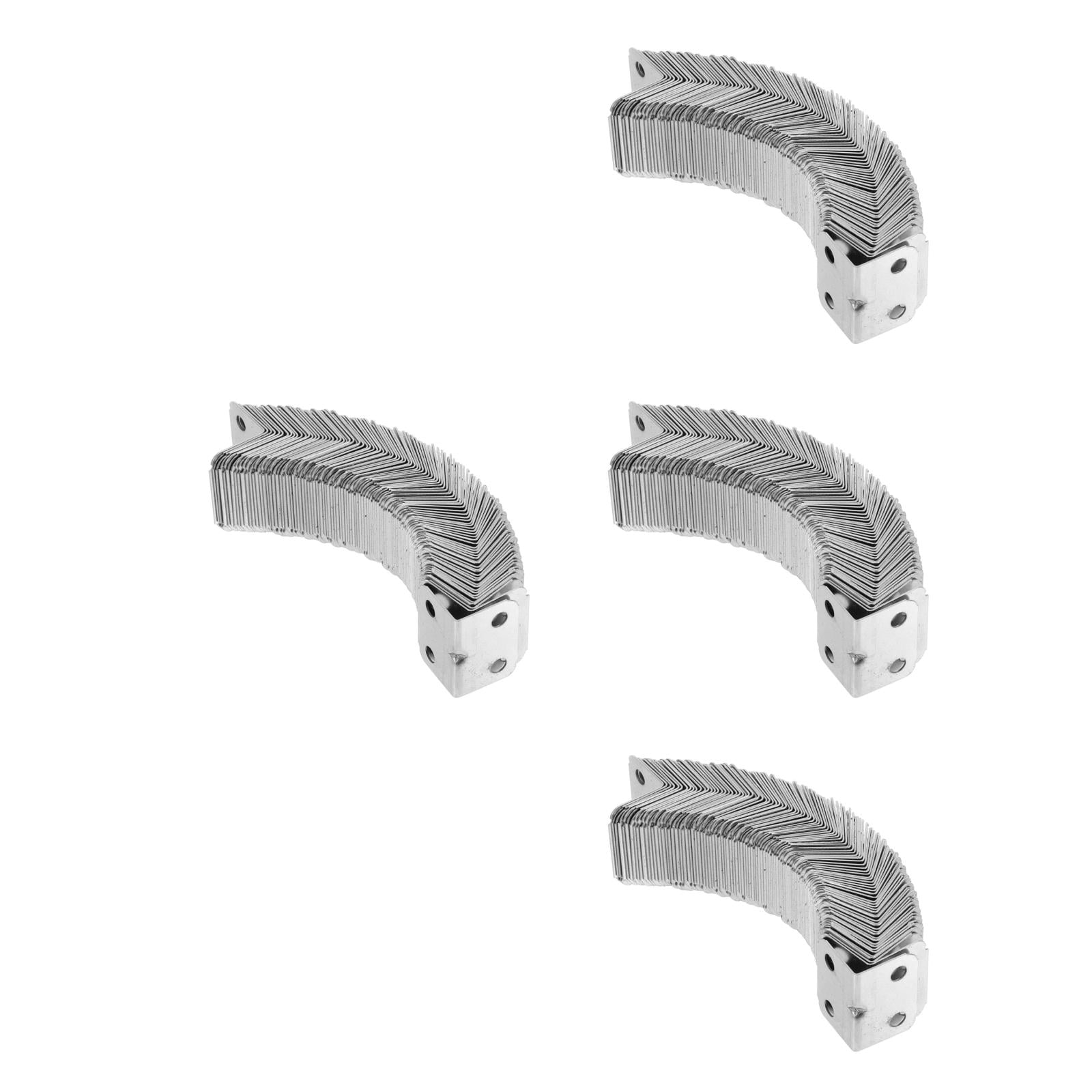 Hemoton 400 PCS Corner Braces L Brackets Connectors Heavy Duty Metal 90 ...