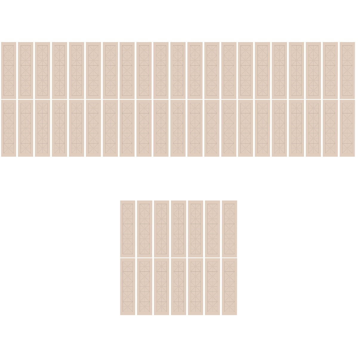 Hemoton 400 Sheets Handwriting Practice Paper Calligraphy Paper Sheet ...