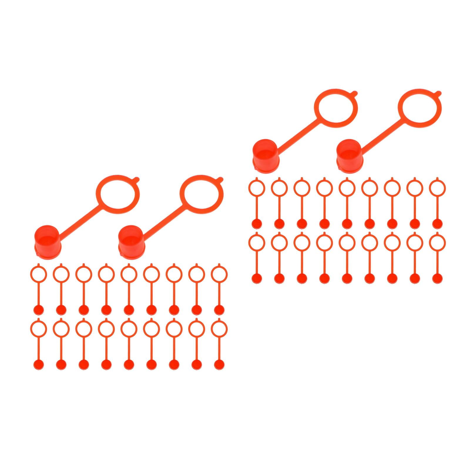 Hemoton 400 pcs Brake Bleeder Protective Caps Plastic Brake Bleeder ...