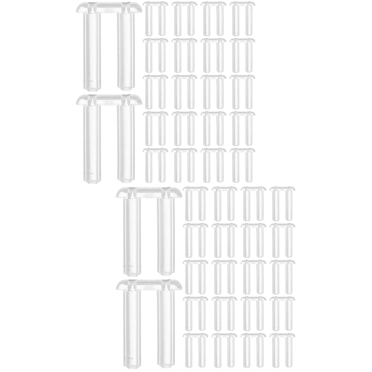 Hemoton 400 pcs Compression Sleeves For Rimless Glasses Rimless Glasses ...