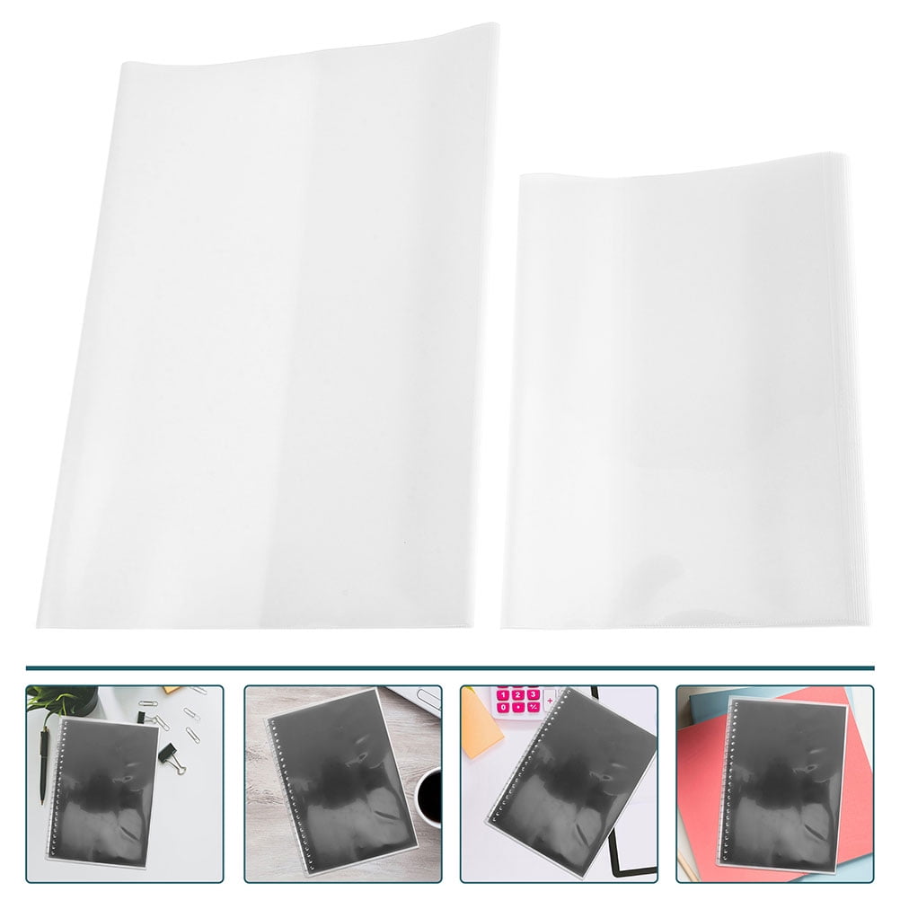 Hemoton 40pcs Book Covers Classroom Textbooks Clear Book Covers Clear ...