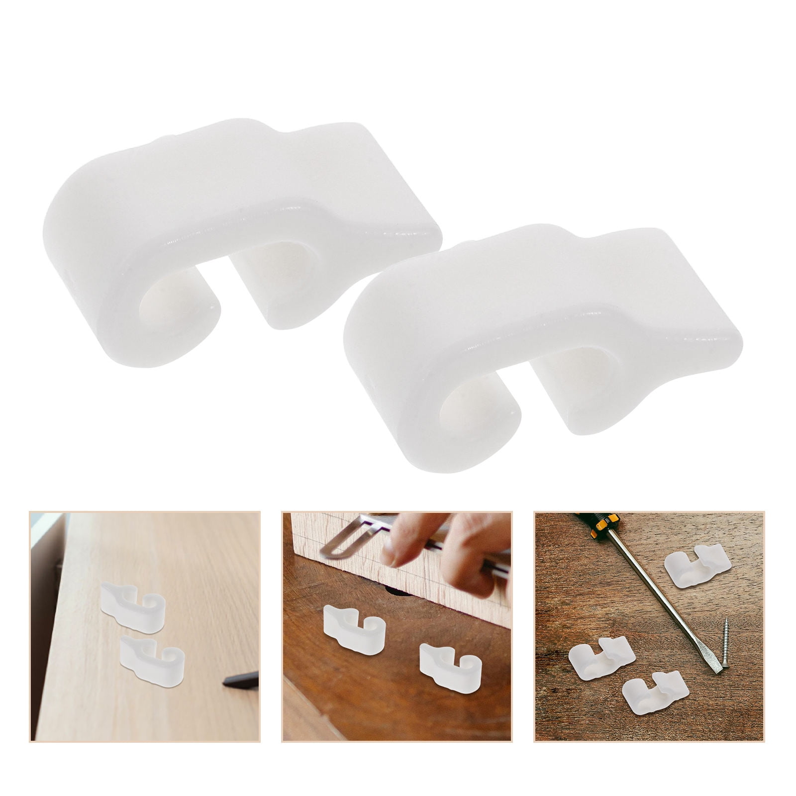 Hemoton 40pcs Pet Cage Door Lock Plastic Wire Cage Clips Pet Cage Lock ...