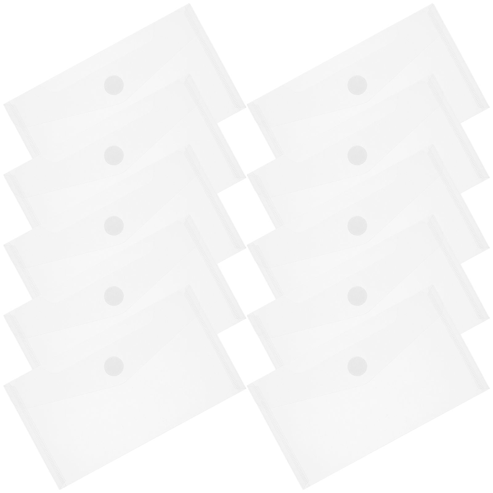 Hemoton 40pcs Transparent Cash Bag Bank Deposits Checks Bag Money Pouch ...