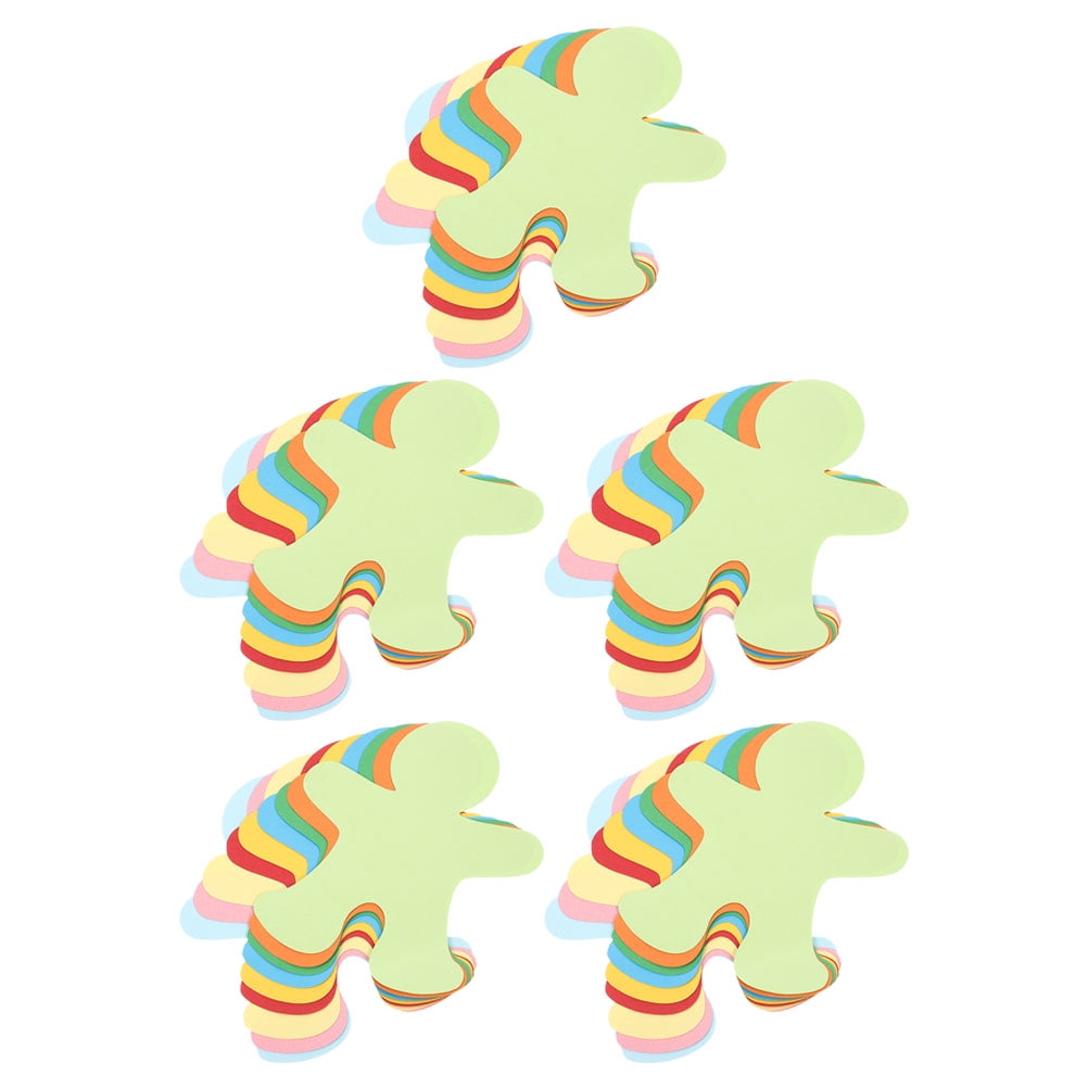 Hemoton 45 Pcs Children Reward Decoupage People Shaped Cut Outs Wall ...