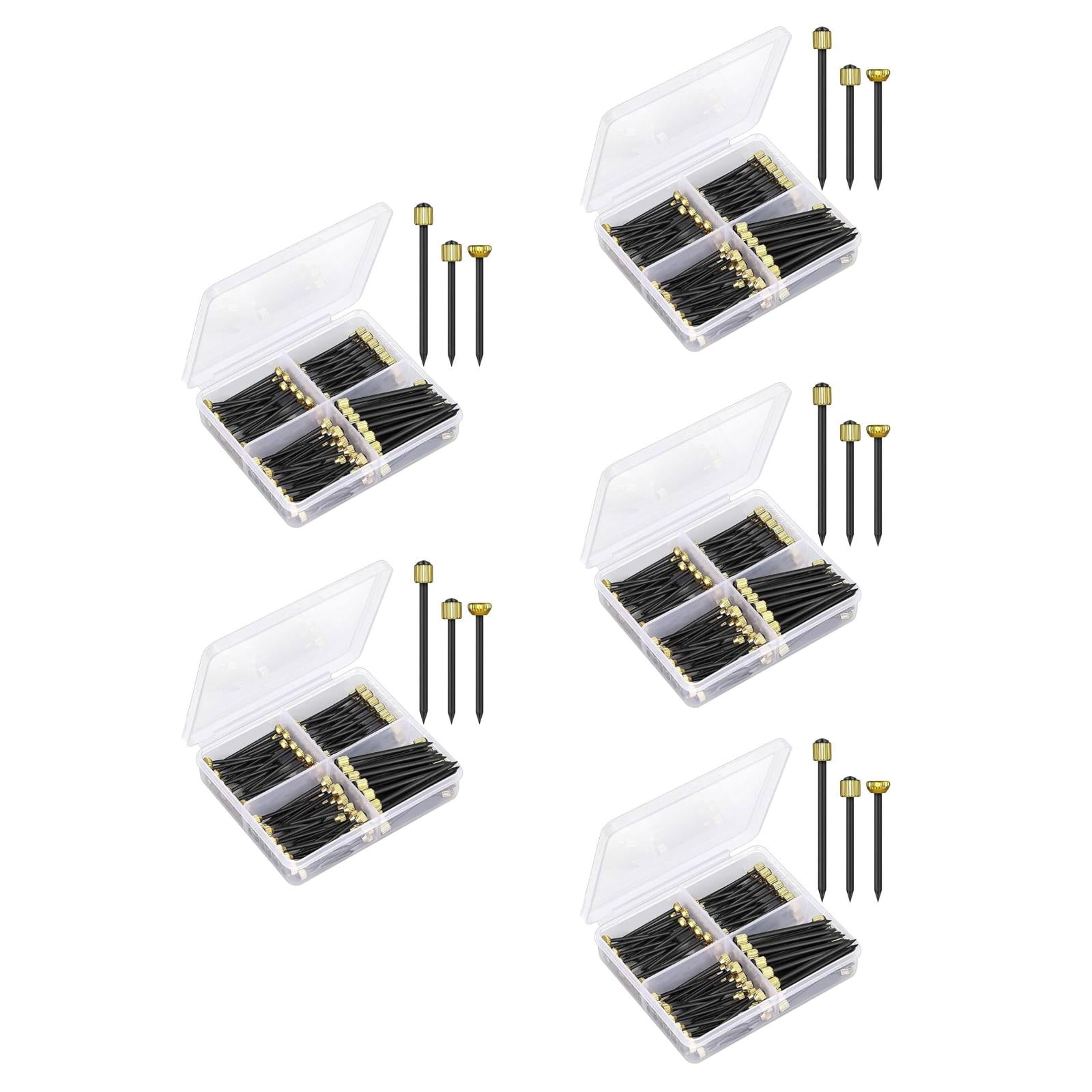 Hemoton 450 pcs Picture Hanging Nails Wall Art Black Steel And Brass ...