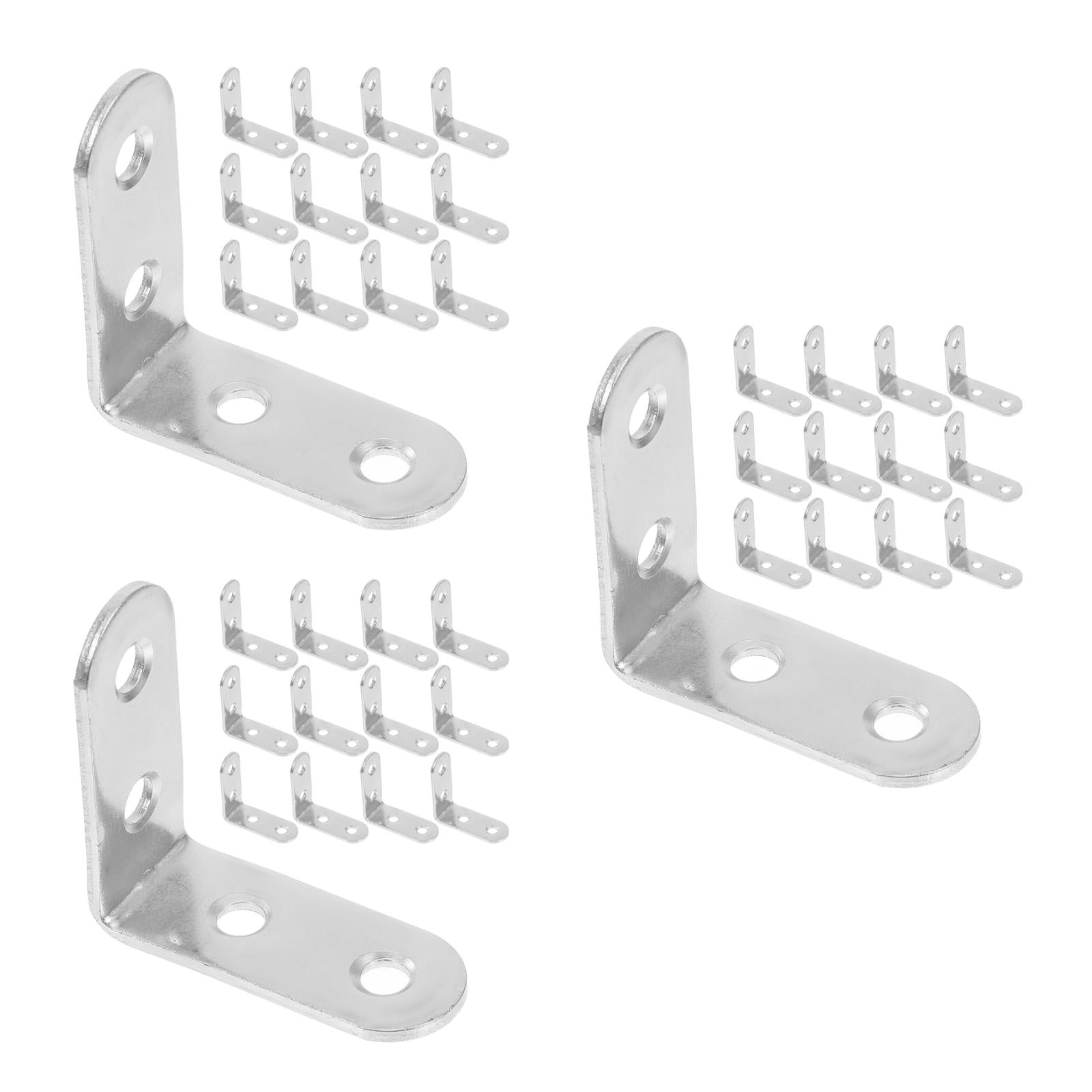 UPGRATOR Furniture Corner Brackets 48Set Small L Brackets For Wood ...