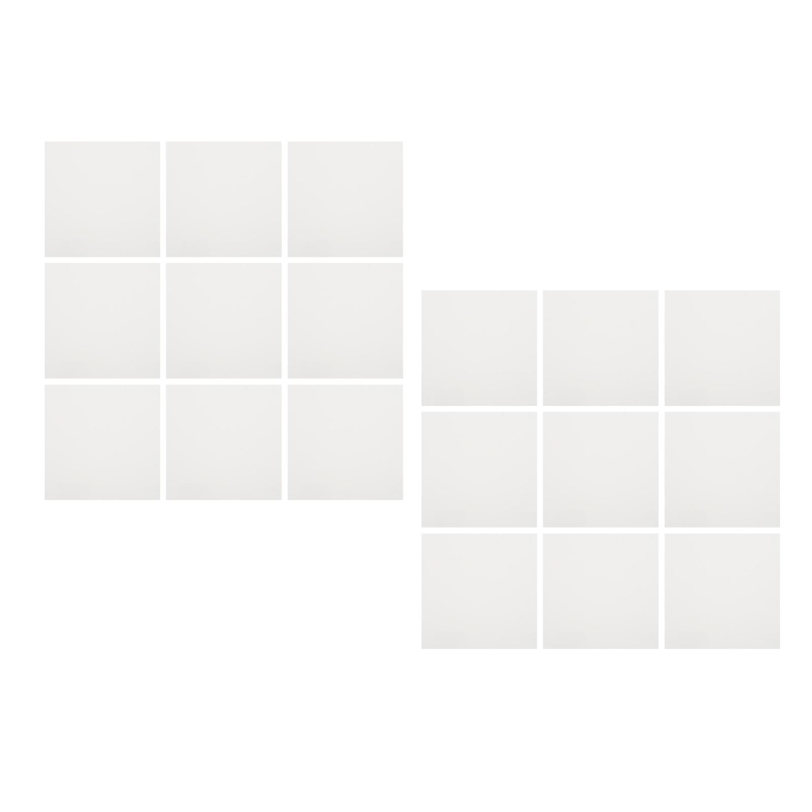 Hemoton 48 pcs Sheet Milky Translucent Pet Blank Stencil Making Sheet ...