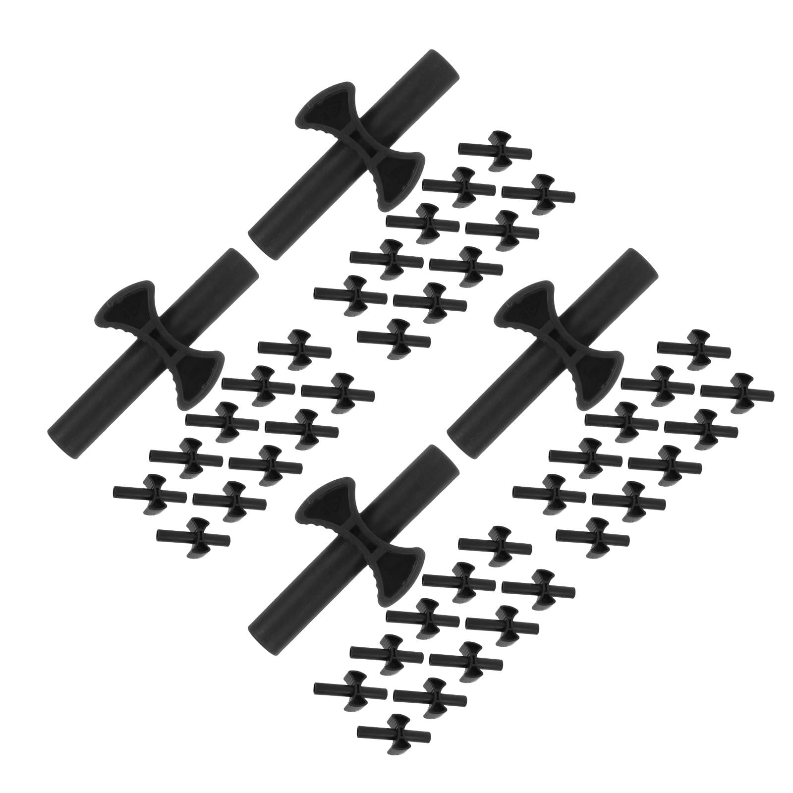 Hemoton 48 pcs Trampoline Enclosure Pole Gap Spacers Large Trampoline ...