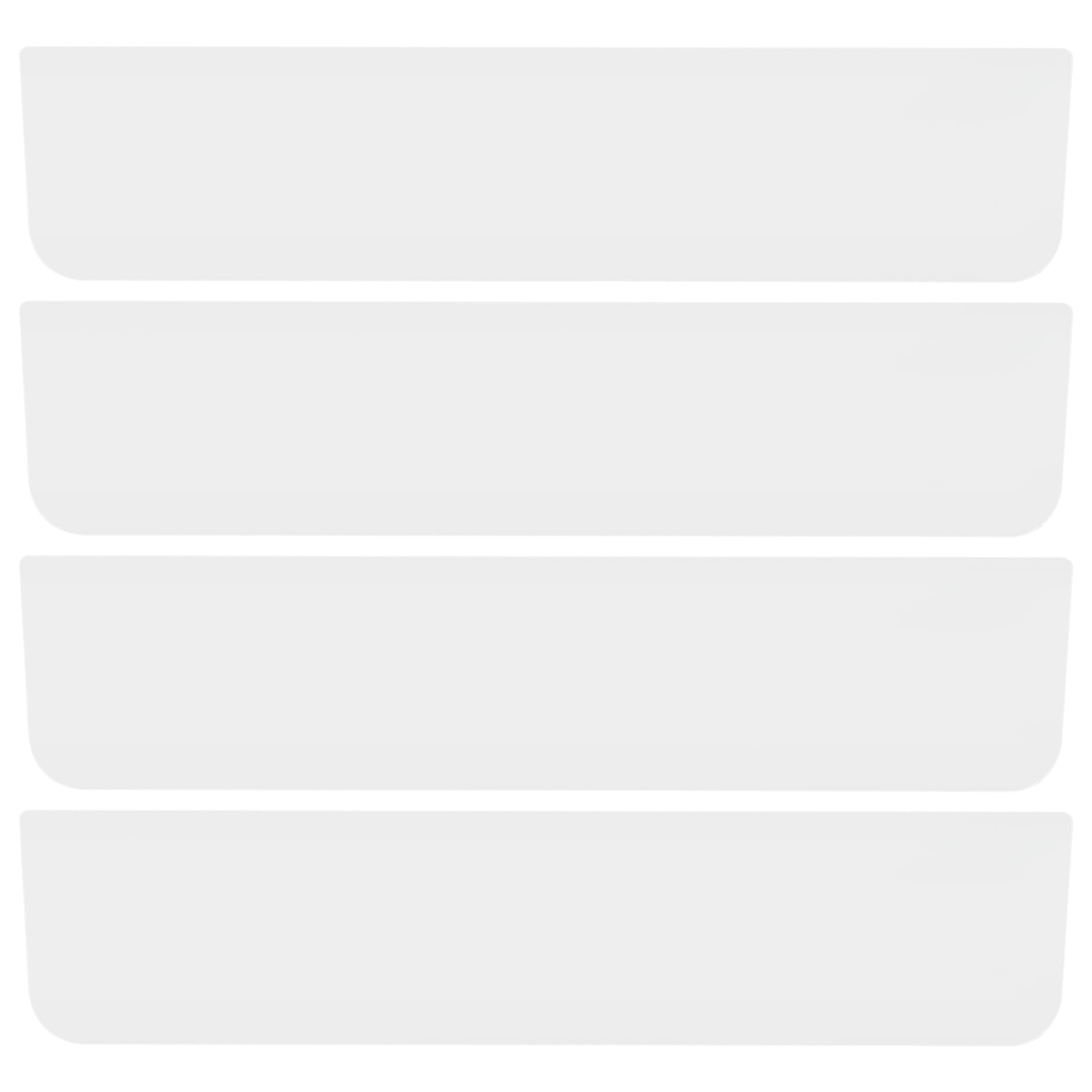 Hemoton 4PCS Acrylic Tray Dividers for Baking - Rectangle Cake Mold ...