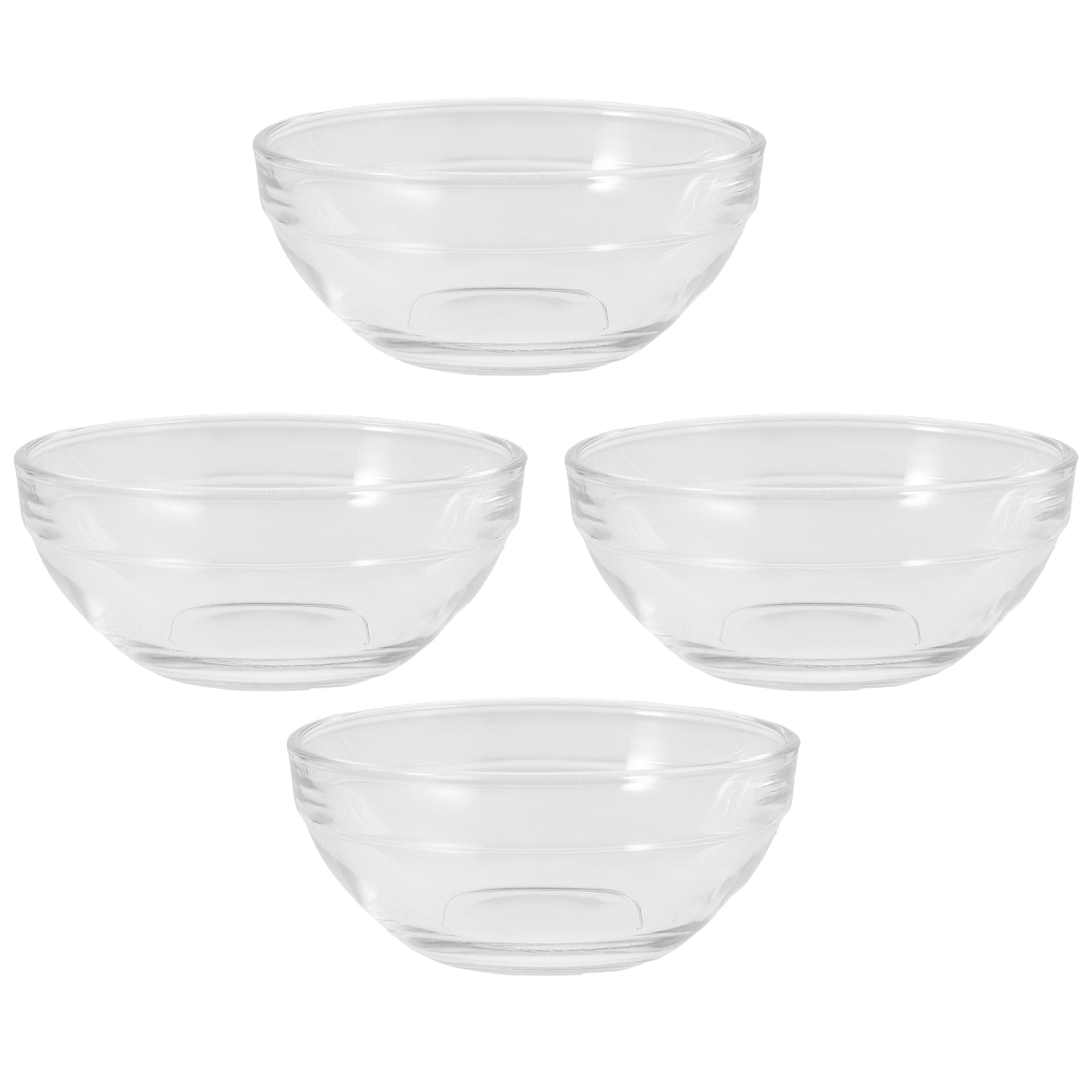 Hemoton 4PCS Mini Glass Bowls Small Prep Bowls Dipping Dishes for ...