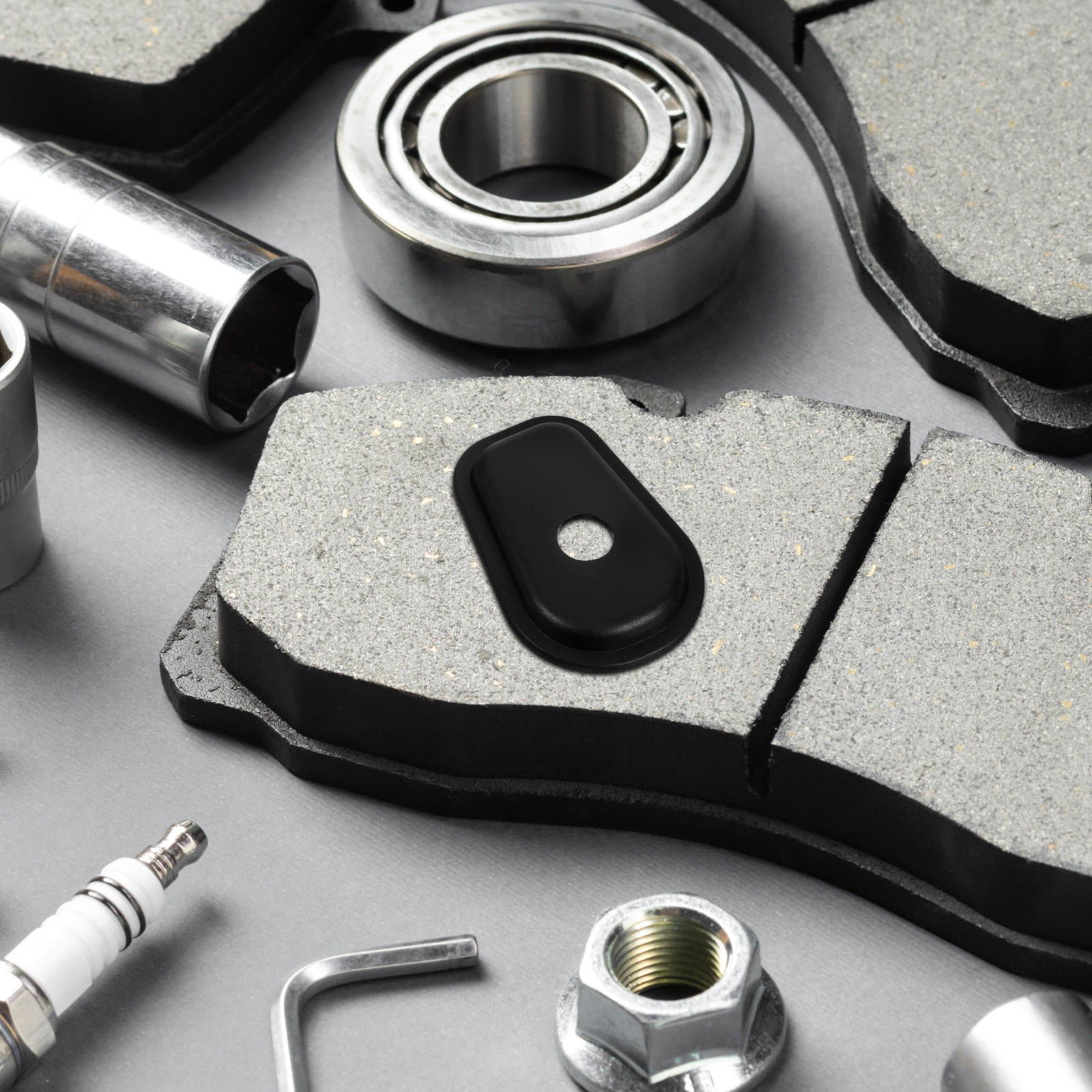 HEMOTON Motorcycle Turn Signal Adapter Spacers for Replacement Black ...