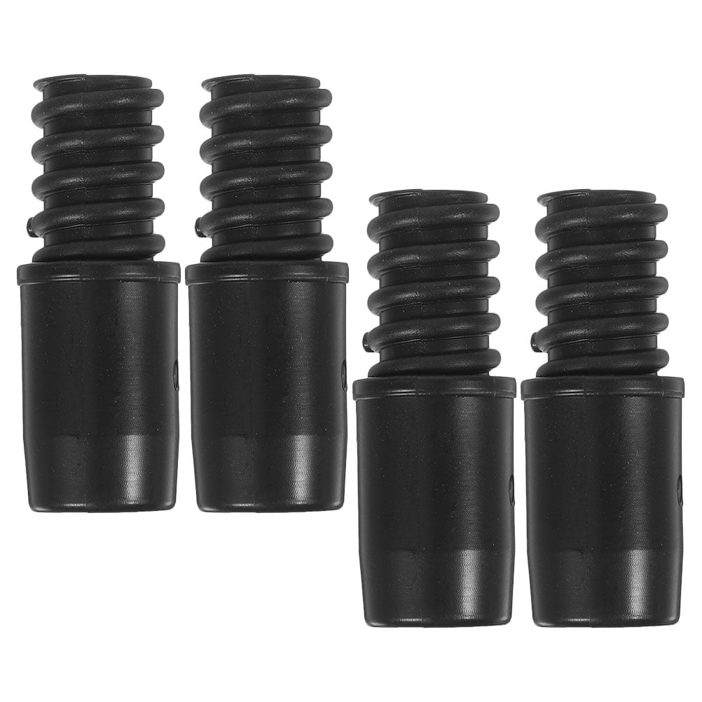 Hemoton 4Pcs Replacement Extension Poles Threaded Tip Repairing Broom ...