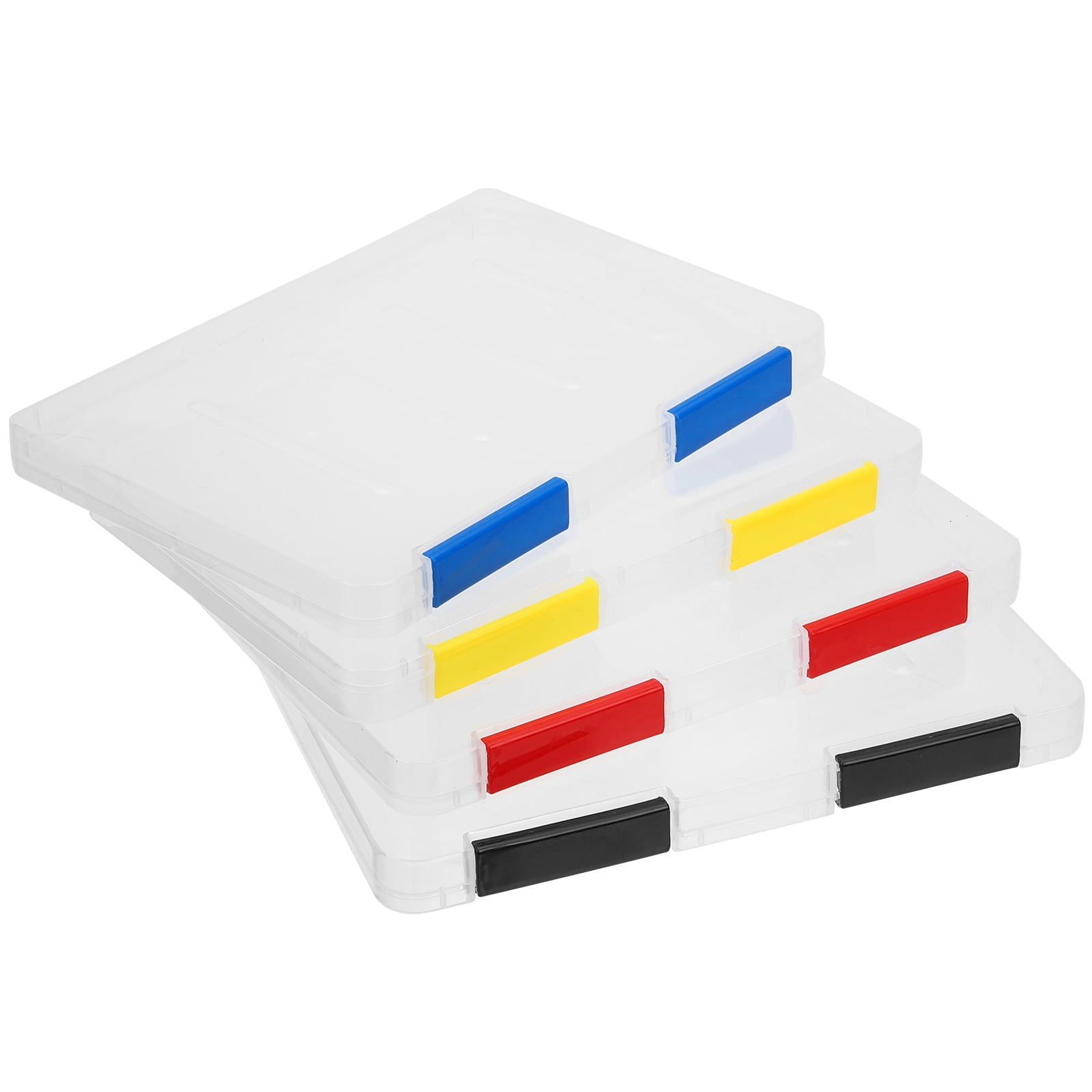 Hemoton 4Pcs File Storage Box File Organizer Document Storage Box ...