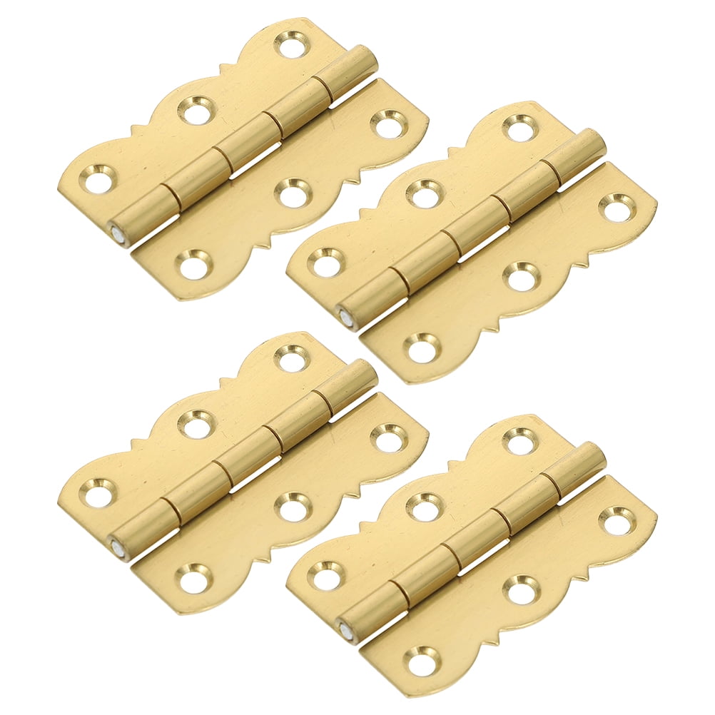 Hemoton 4Pcs Small Piano Hinges Copper Hinges for Jewelry Chest Box ...