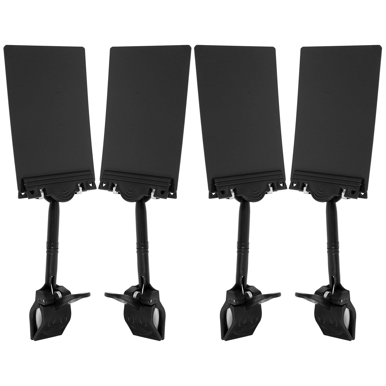 Hemoton 4pcs Adjustable Plastic Chalkboard Sign With Display Clips Clip ...