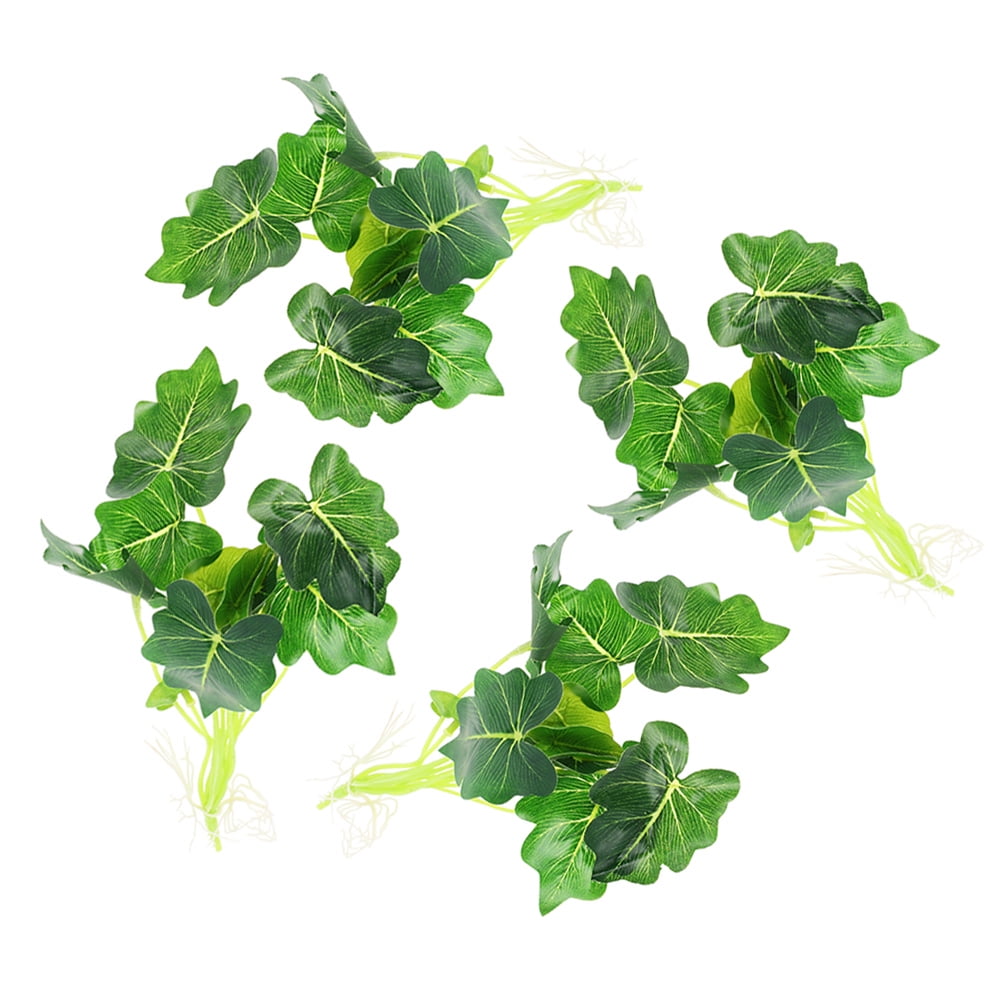 Hemoton 4pcs Artificial Leaves Stems Leaves Faux Table Decor Wedding ...