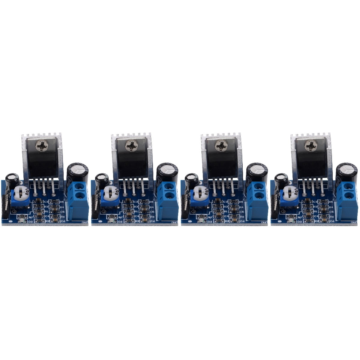 Hemoton 4pcs Audio Component Amplifier Stereo Module Board Volume ...