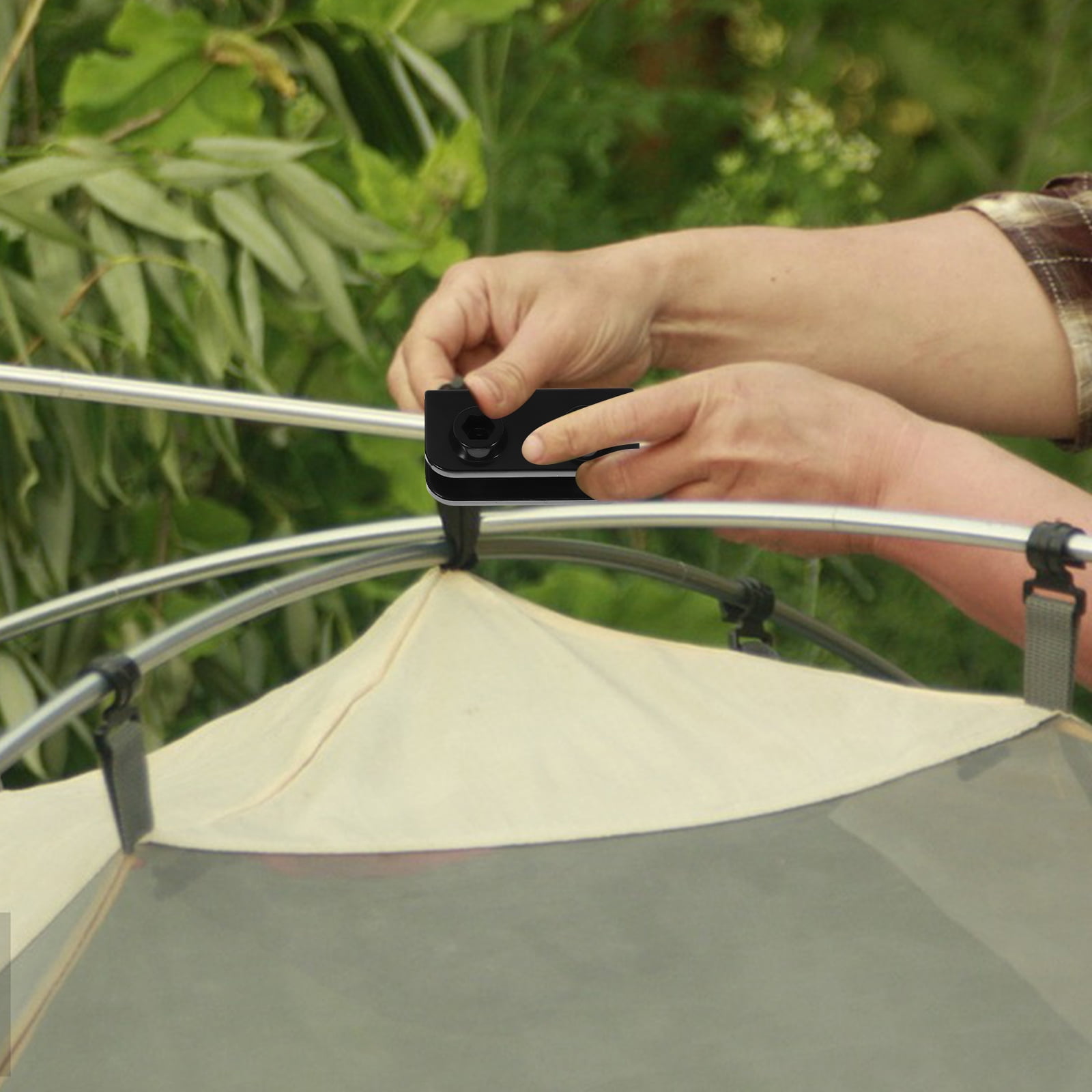 Hemoton 4pcs Canopy Connectors Tent Pole Links Replacement Parts Tent ...