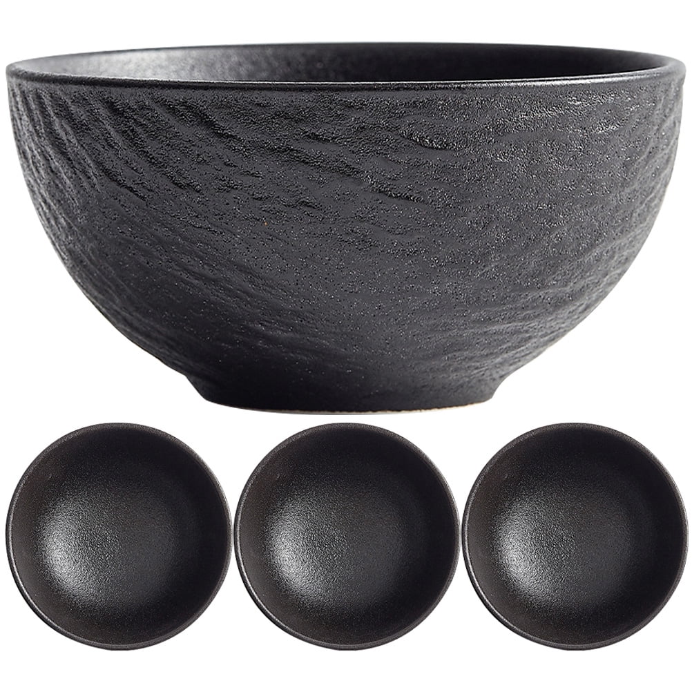 Hemoton 4pcs Ceramic Fruit Salad Bowls Noodle Bowls Rice Eating Bowls ...