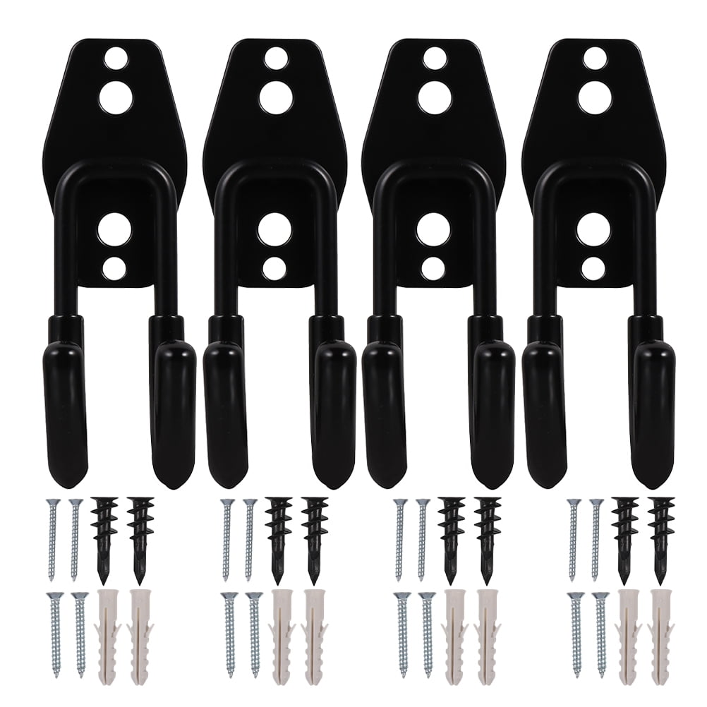 HEMOTON Heavy Duty Hose Holder Bracket for Garden Tools Storage 4pcs ...