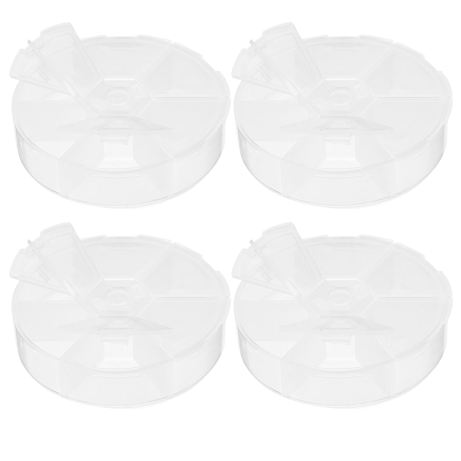 Hemoton 4pcs Grid Storage Container Boxes Jewelry Box Organizer Beads ...