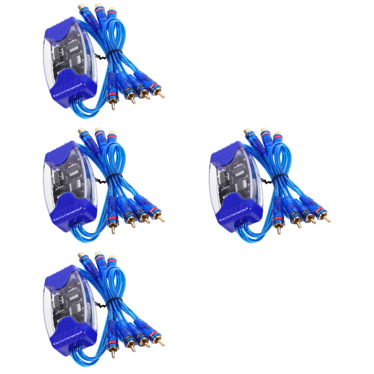 Hemoton 4pcs Ground Loop Isolator Ground Loop Noise Car Amplifier Noise ...