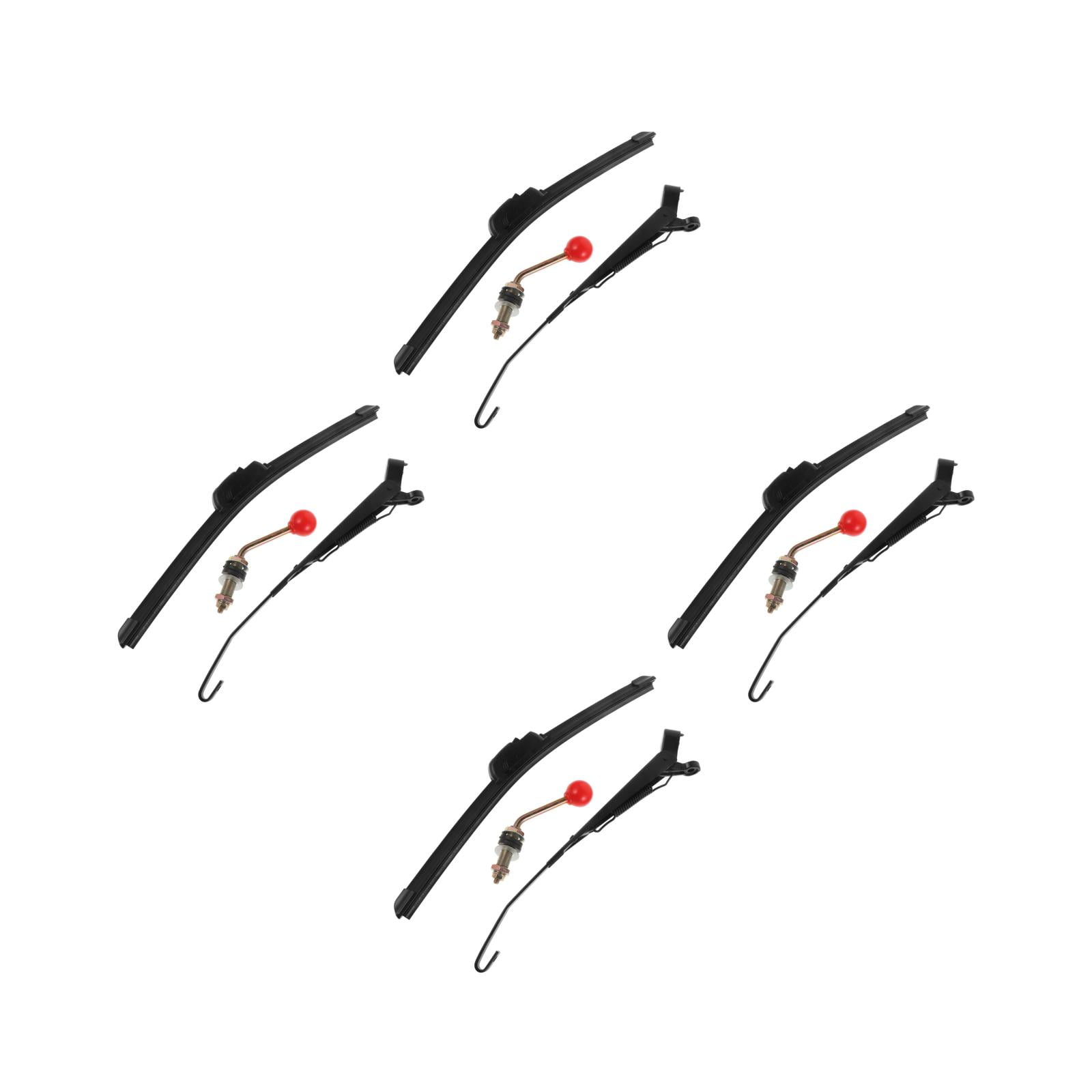 UPGRATOR Masteelf 4pcs Hand Operated Manual Windshield Wiper for Utvs ...