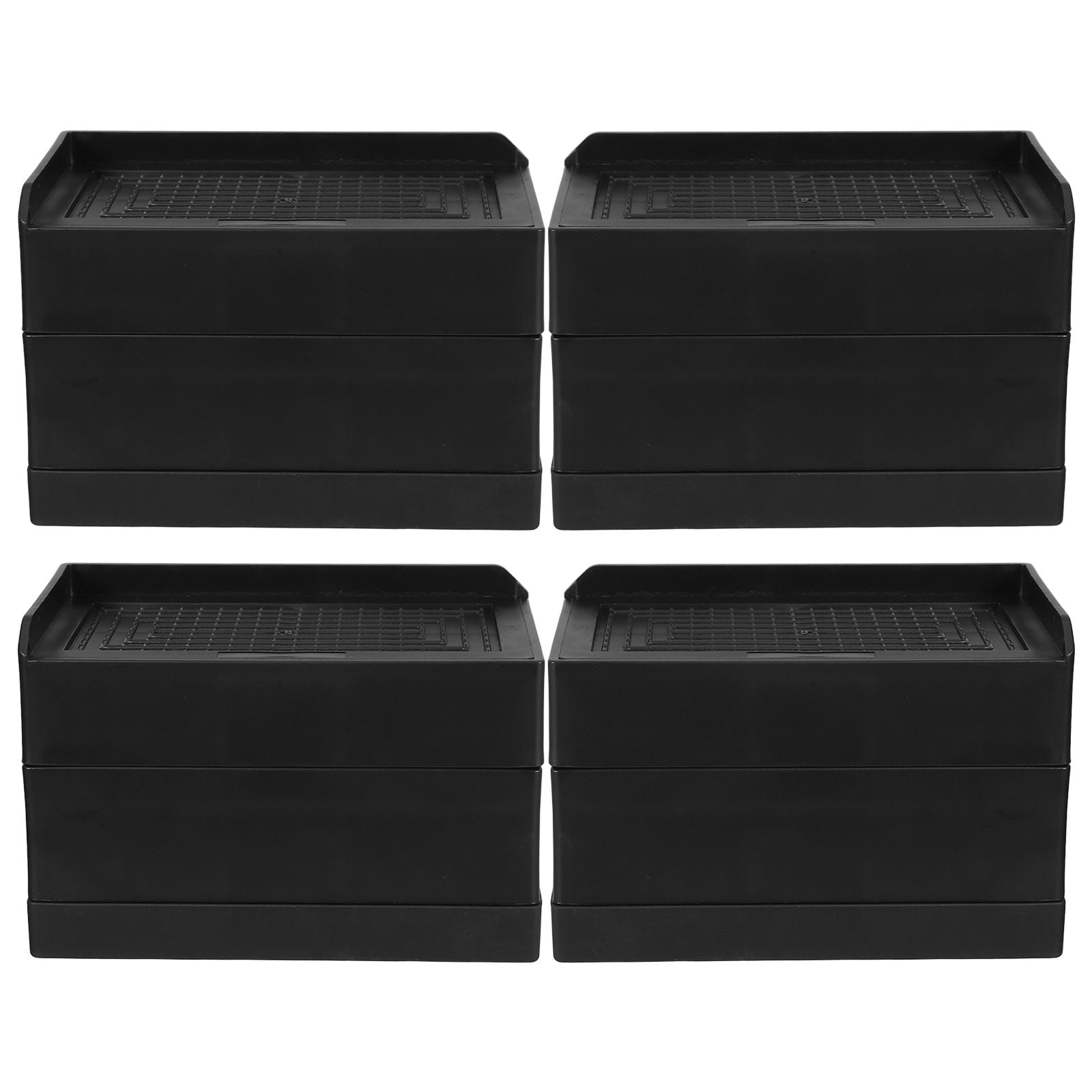 Hemoton 4pcs Heavy Duty Bed Risers Furniture Height Extenders Couch ...