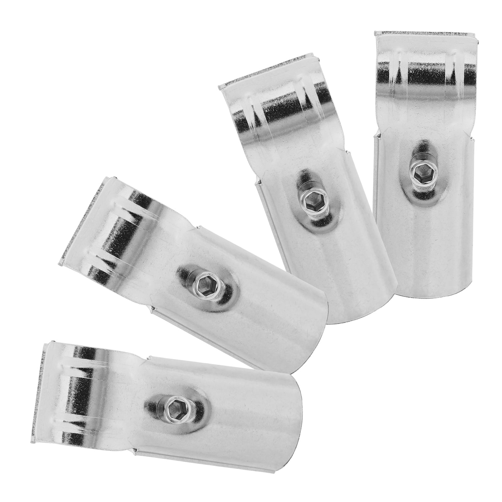 Hemoton 4pcs Heavy Duty Chain Link Fence Clamp Stainless Steel T Pipe ...